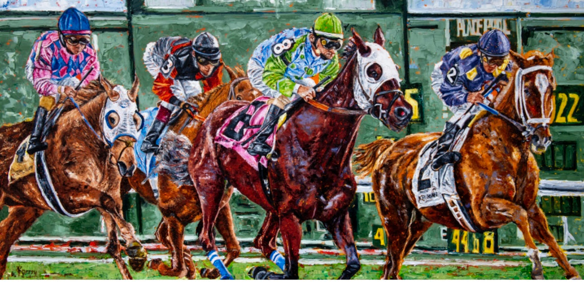 Horse/Jockey Original Paintings – Kim Perry Studio