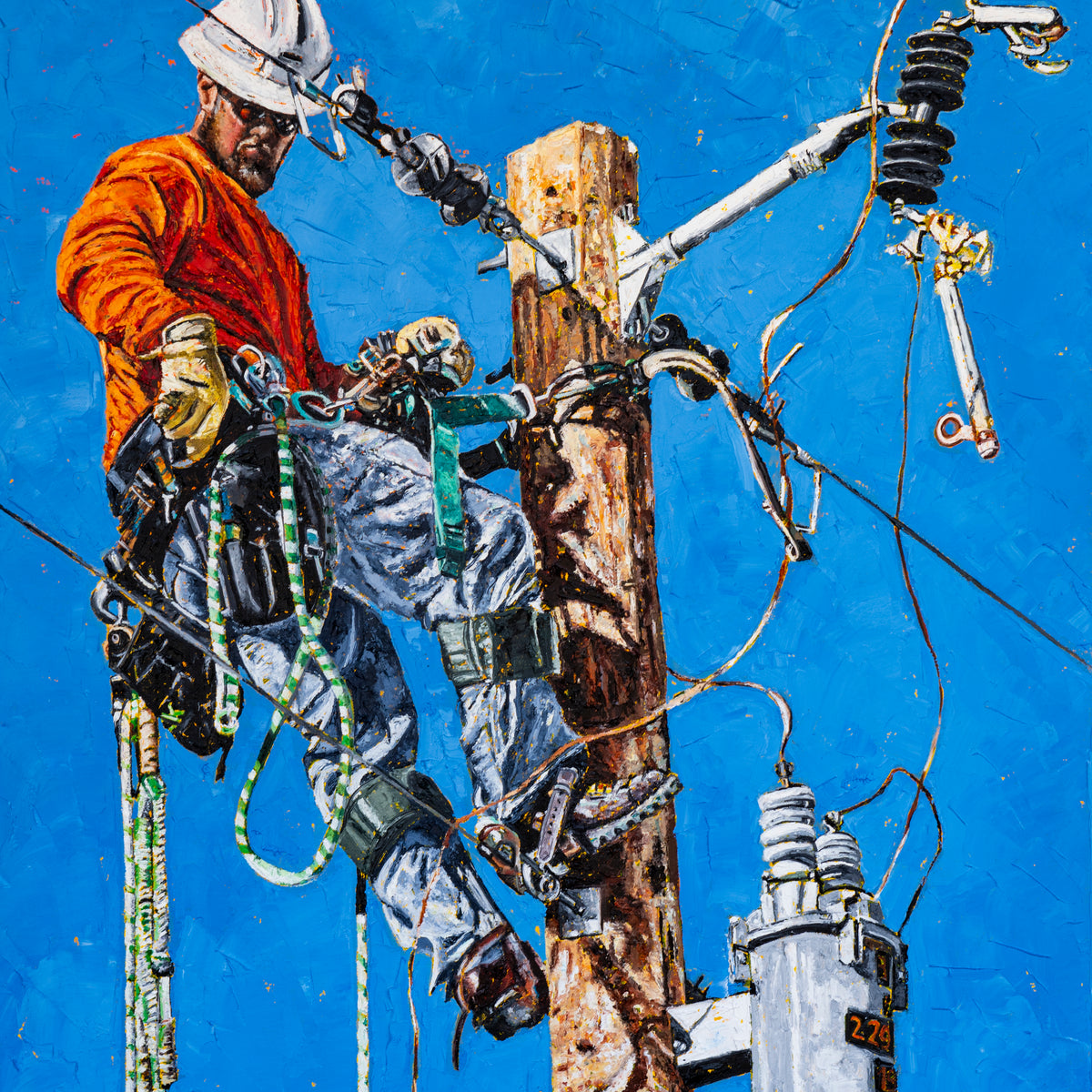 Lineman Print "Everyday Heroes" – Kim Perry Studio