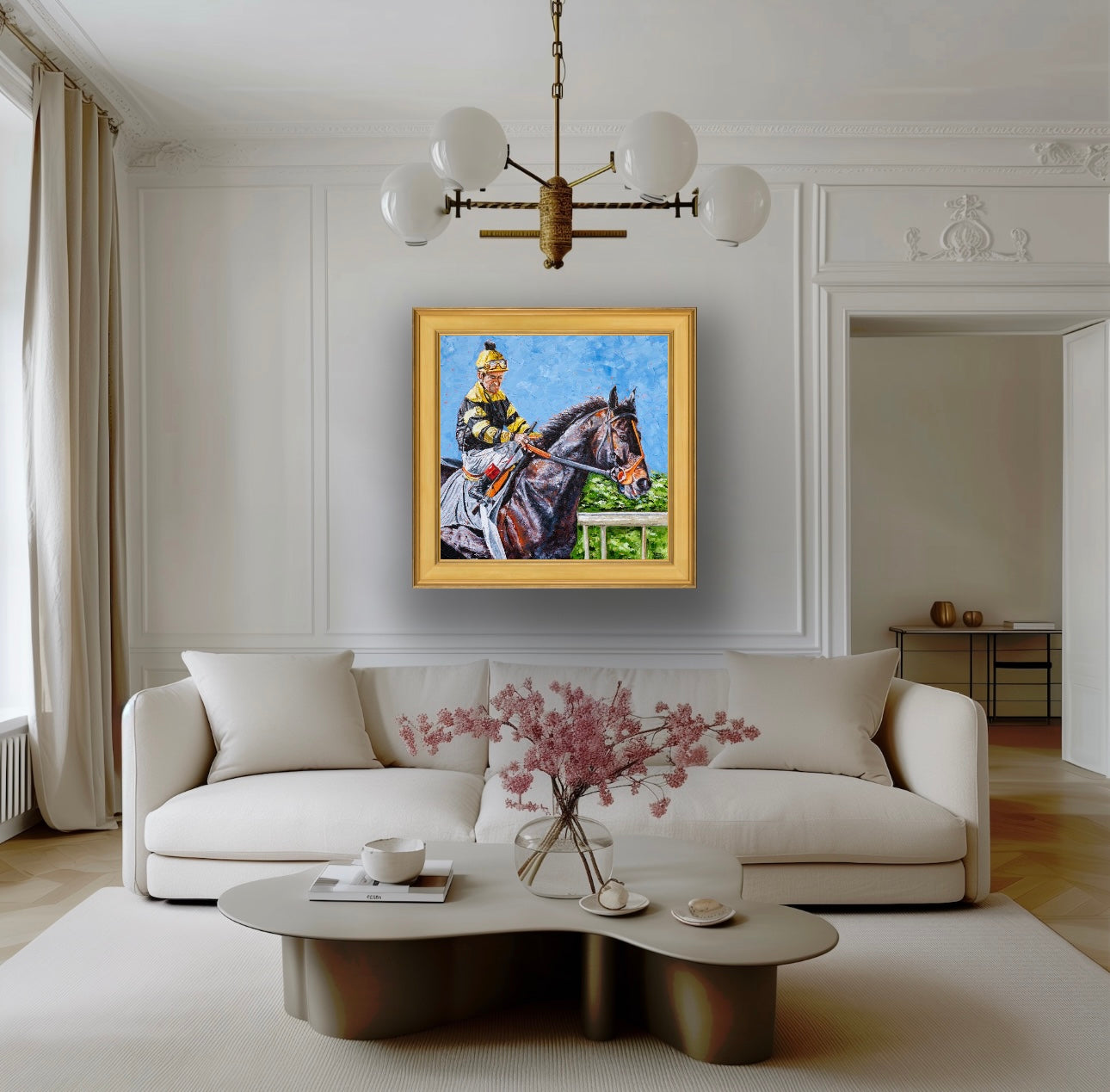 Horse/Jockey Original Paintings – Kim Perry Studio
