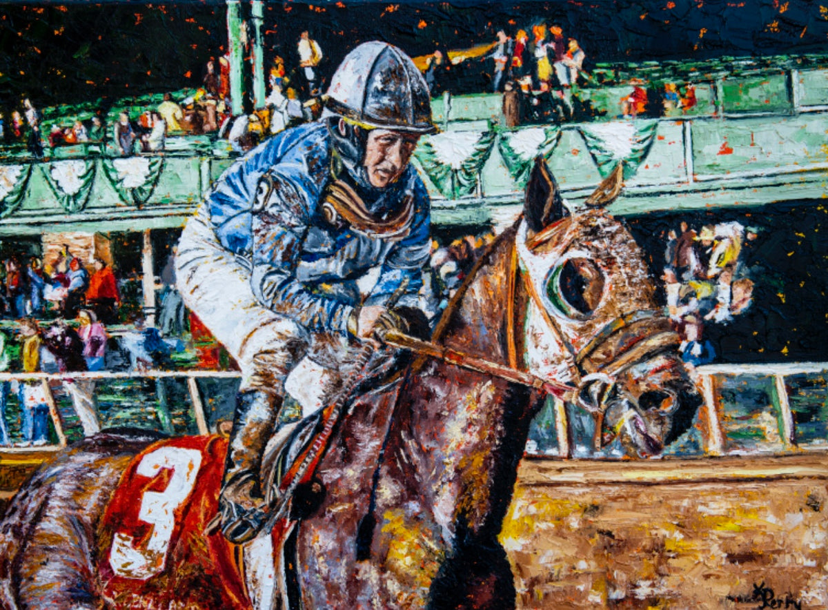 Horse & Jockey Print "Always Watching" – Kim Perry Studio